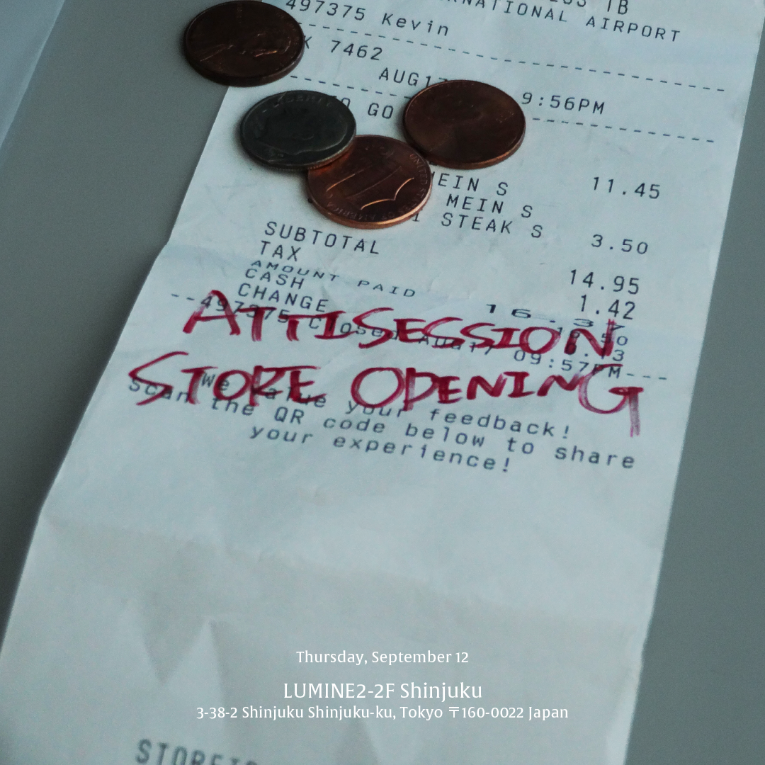 ATTISESSION SHINJUKU GRAND OPEN - UAコラム／UA COLUMNS | ユナイテッドアローズ公式通販 – UNITED ARROWS ONLINE